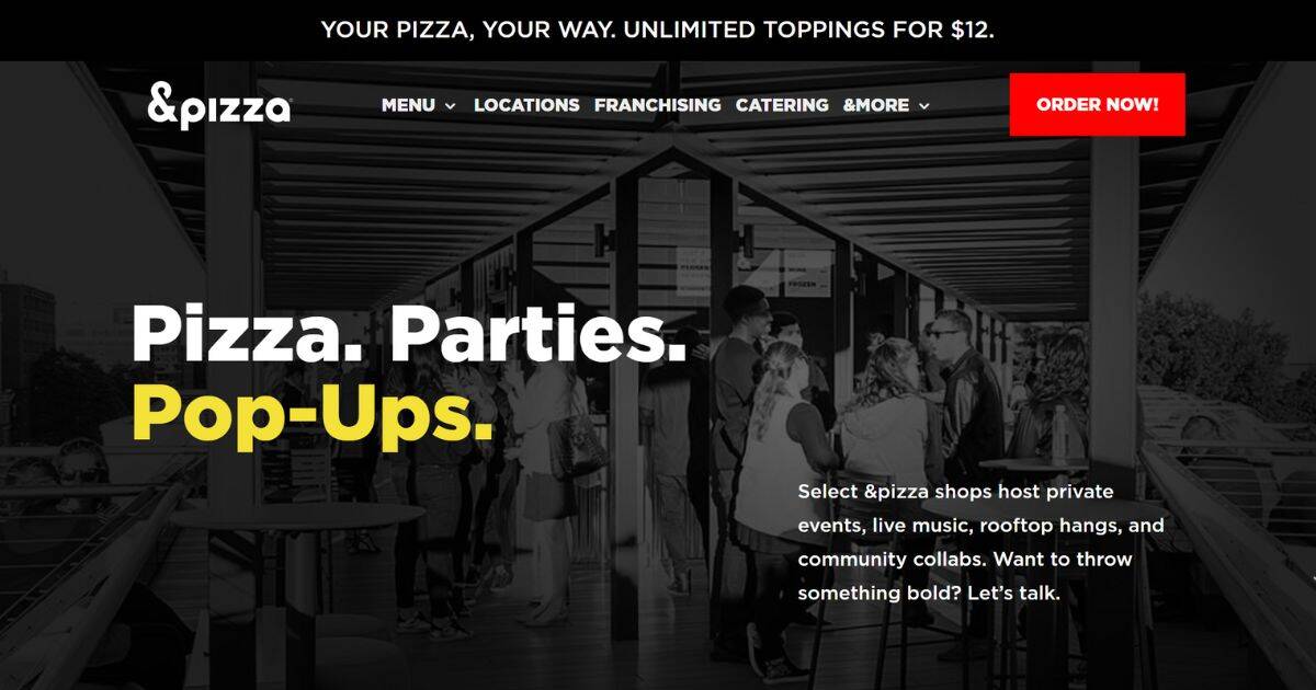 Host Events at &pizza | Private Parties & Group Dining